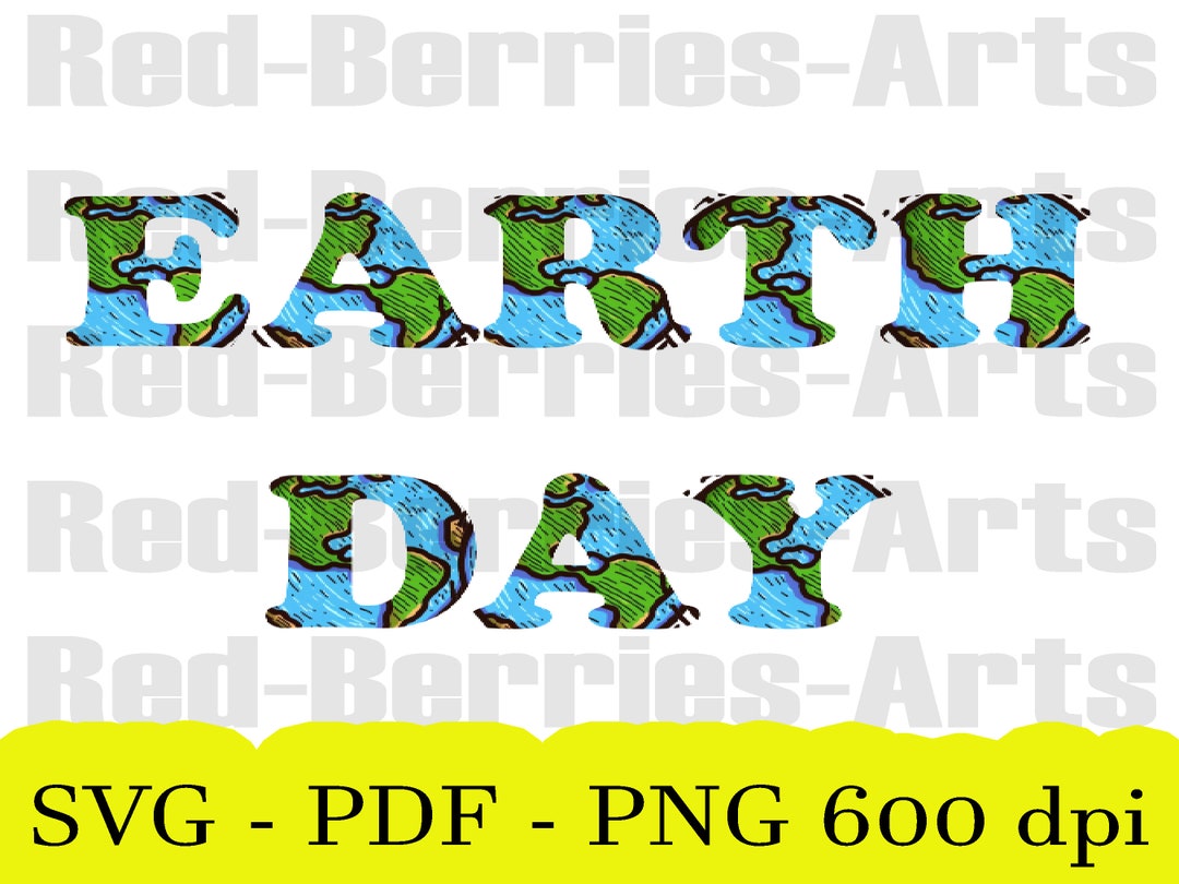 Día de la Tierra SVG Día de la Tierra Imprimible Madre - Etsy México