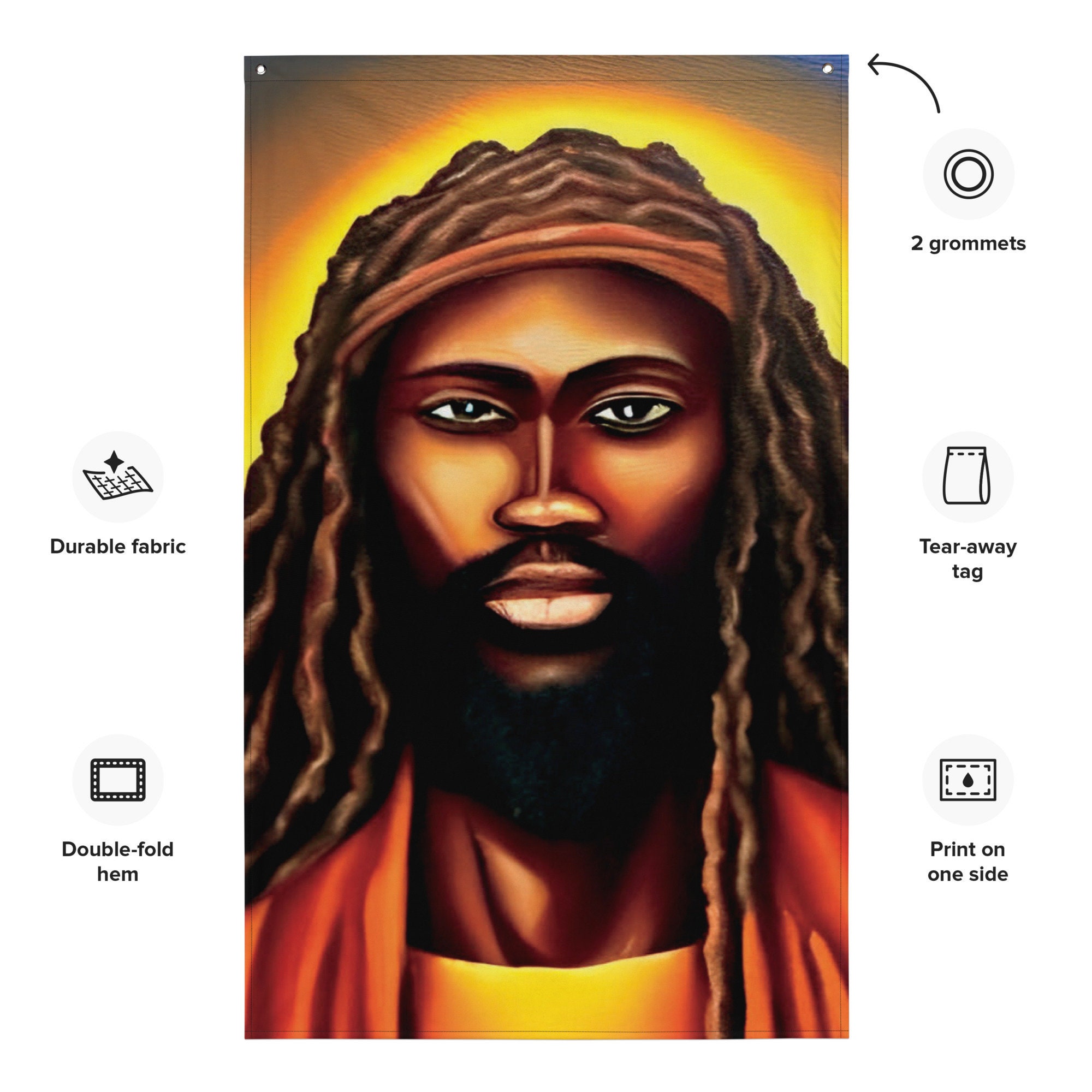 Jesus With Dreads Tattoo