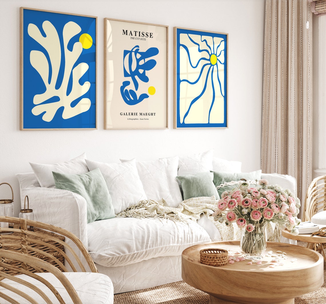Henri Matisse Print Set of 3 Set of 3 Henri Matisse Print - Etsy
