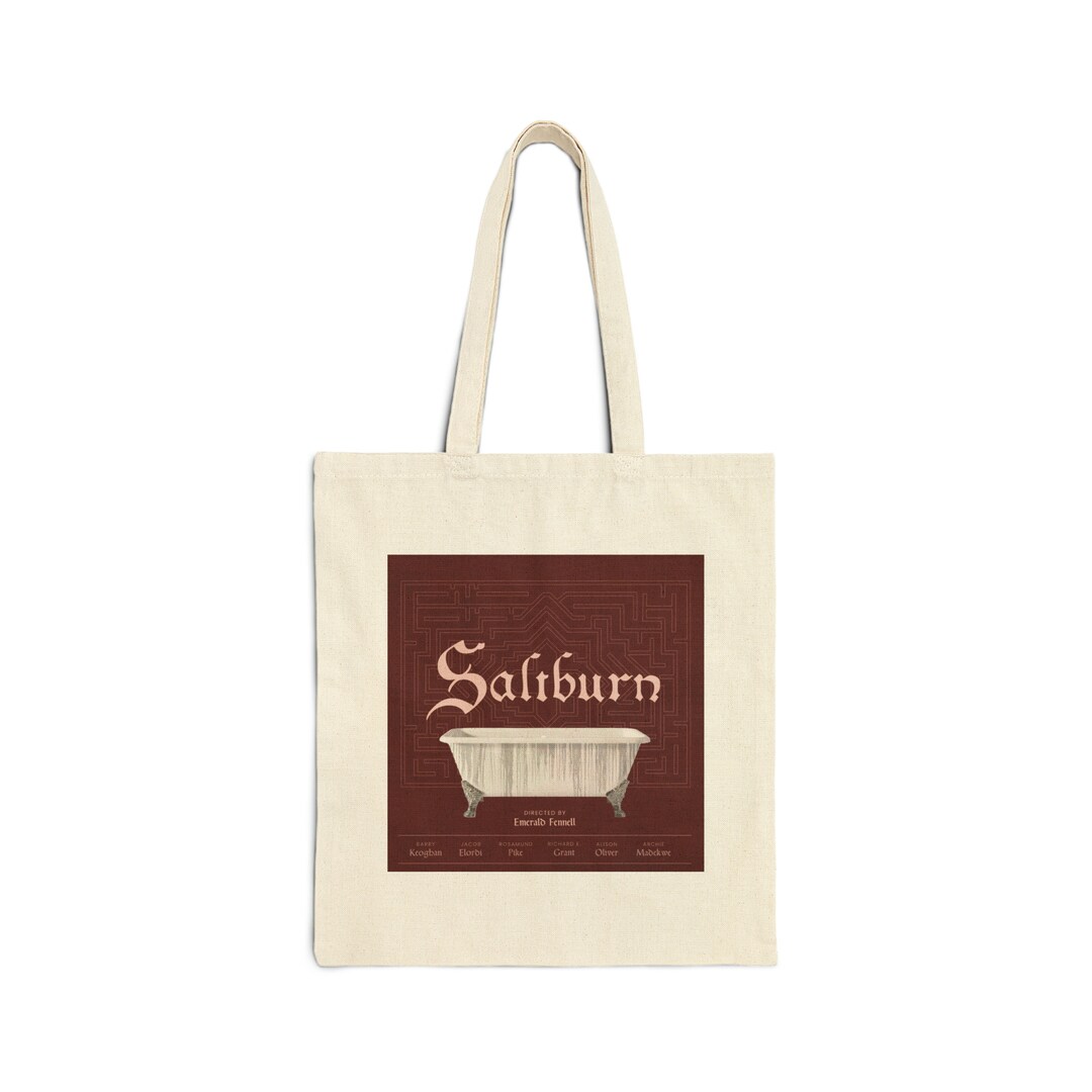 Saltburn Bathtub Scene Tote Bag, Barry Keoghan, Jacob Elordi - Unique ...