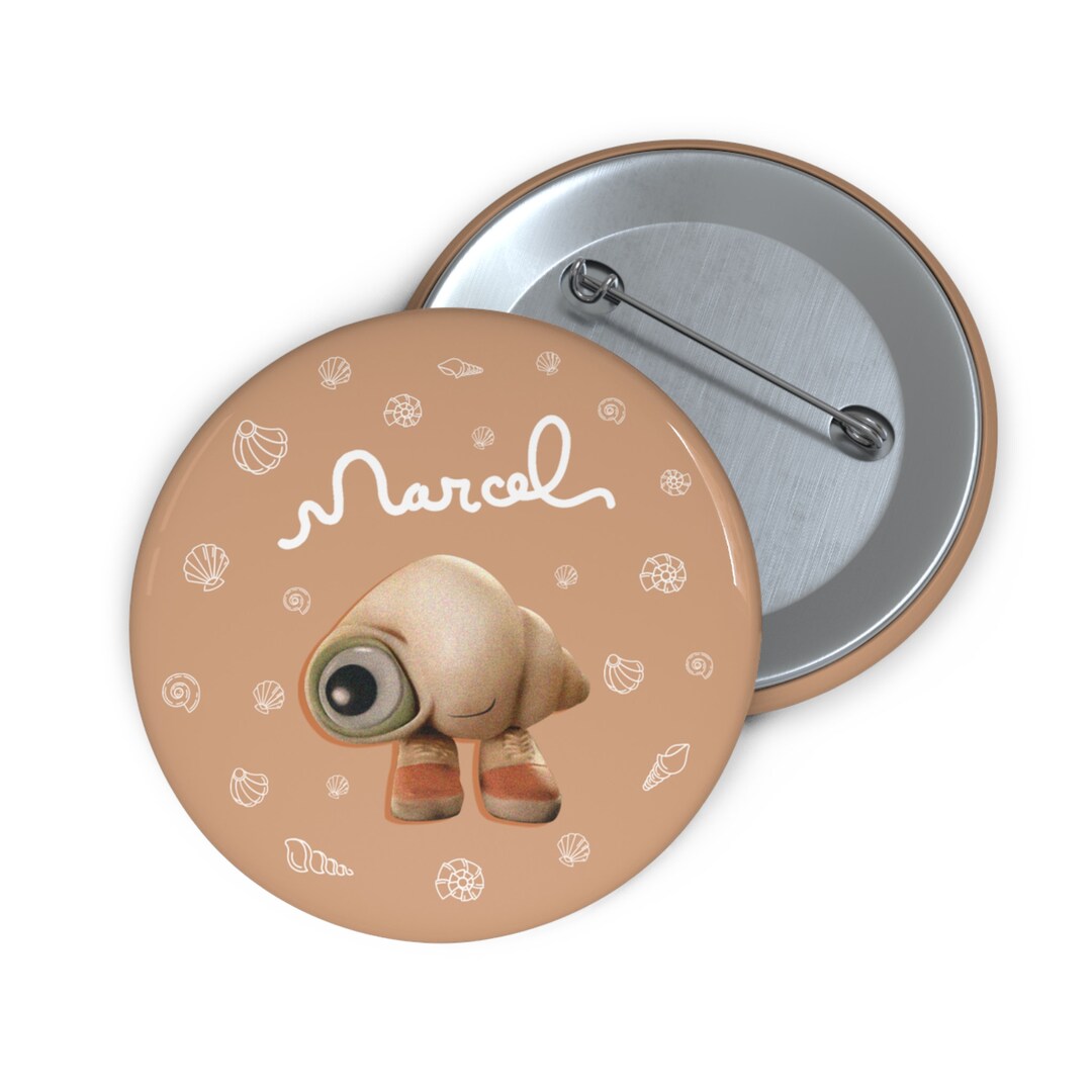 Marcel the Shell Pin Buttons- Unique Cinema Fan Merchandise - Etsy