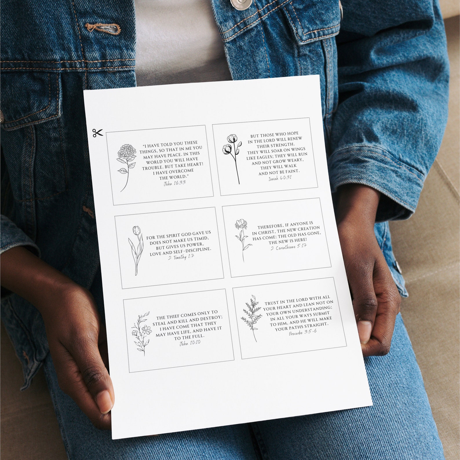 60 Downloadable Bible Cards for Printing With Popular Bible Verses ...