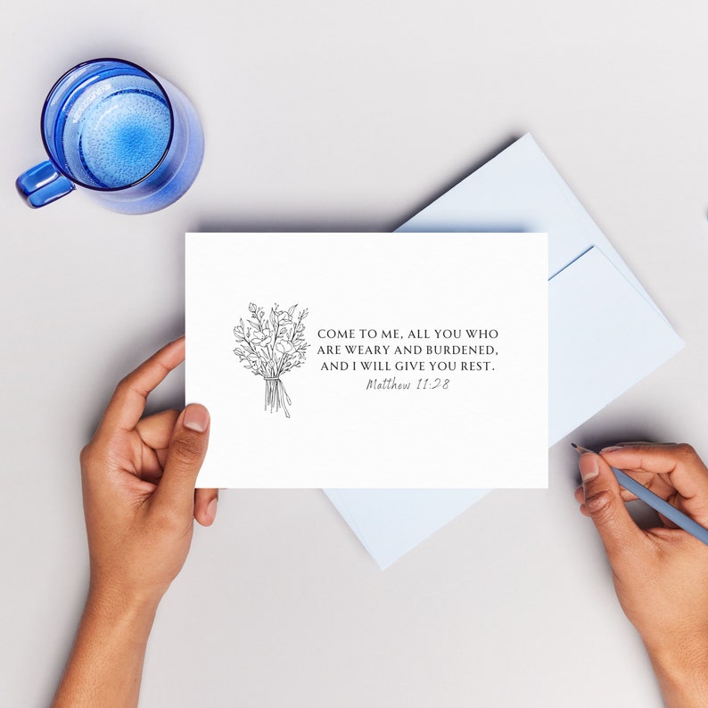 60 Christian Greeting Cards Set With Most Popular Bible Verses ...