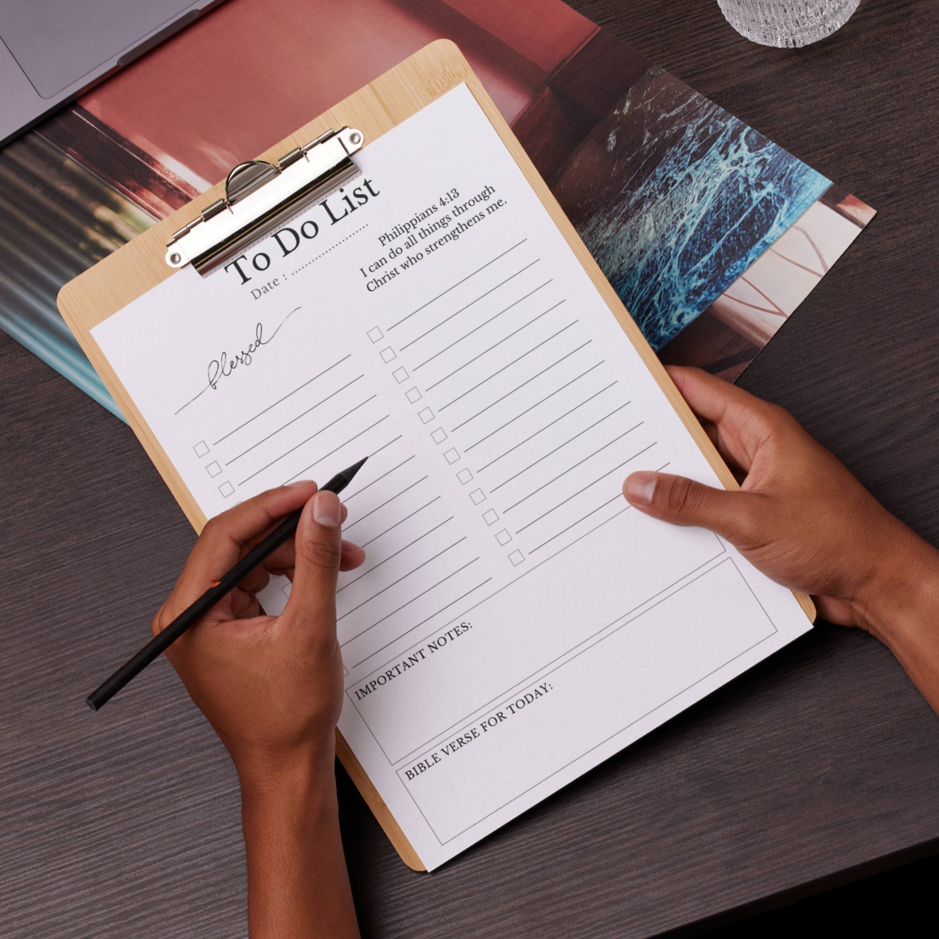 Printable Christian Checklist Christian Daily Planner Christian ...