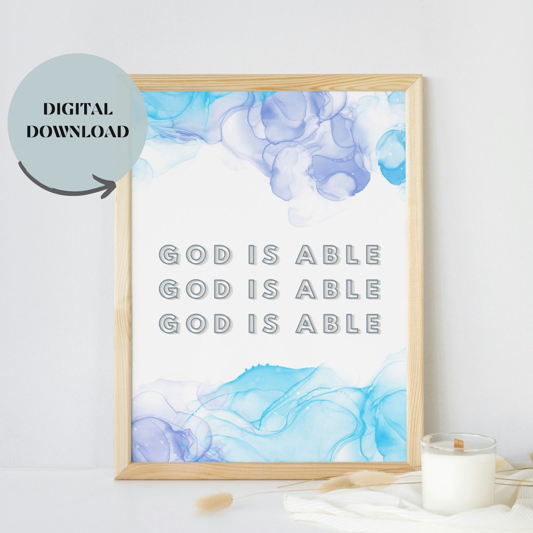 Christian Wall Art Printable Poster Bible Print Christian Digital ...
