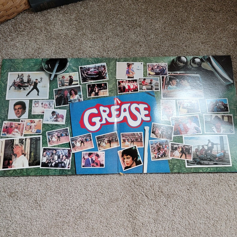 Grease Original Motion Picture Soundtrack (1978) - Vintage Vinyl Record ...