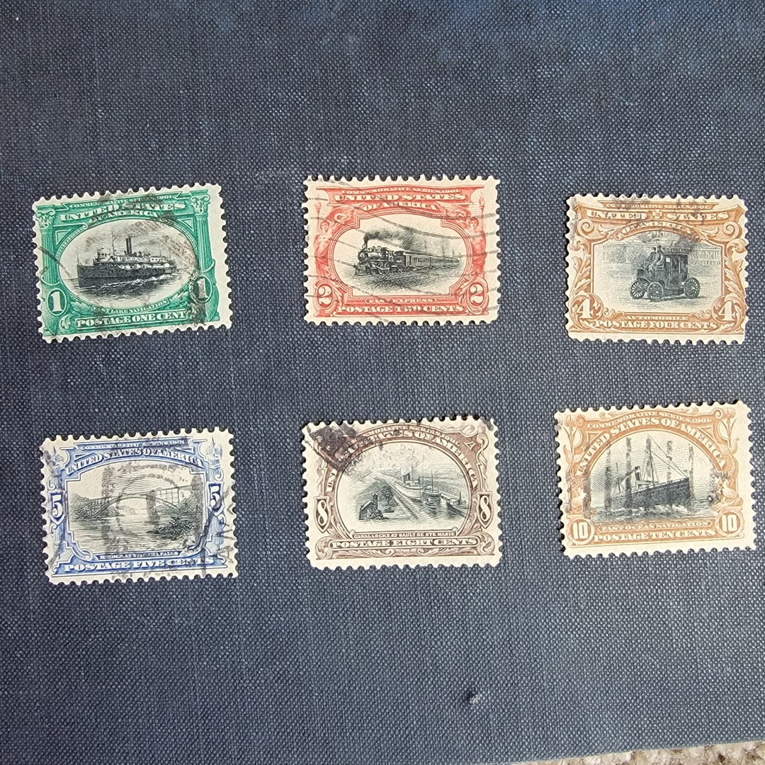 US Classic Stamps - Complete Set - #294-99 - Used FVF - Vintage Stamps ...