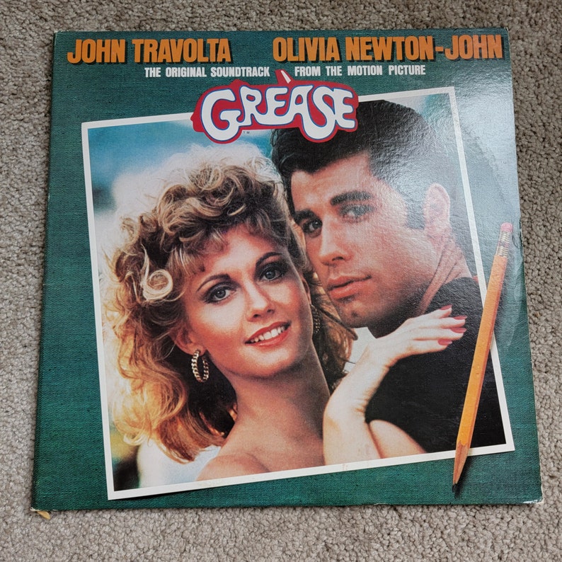 Grease Original Motion Picture Soundtrack (1978) - Vintage Vinyl Record ...