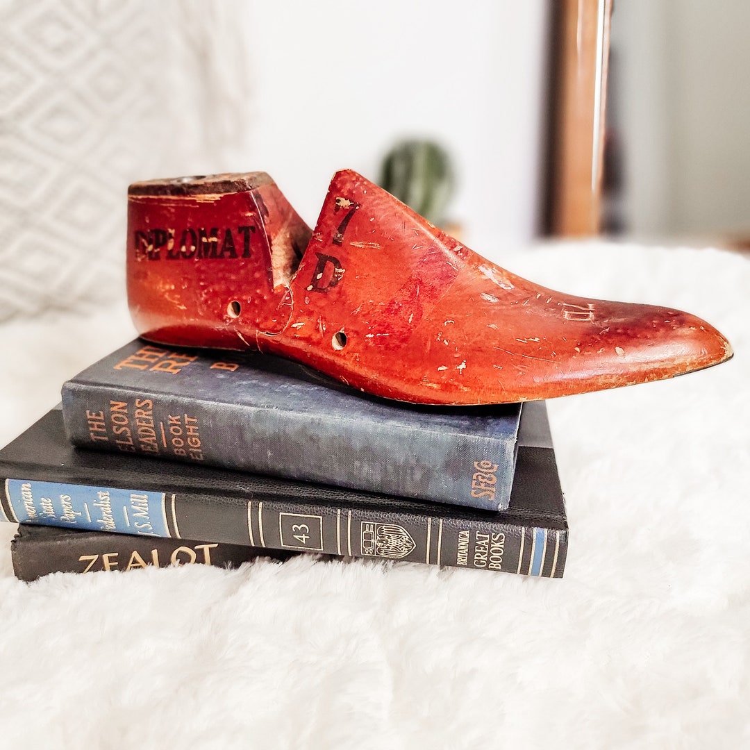 Antique Wooden Shoe Form | Home Decor Shoe Forms Vintage Shoe Forms ...