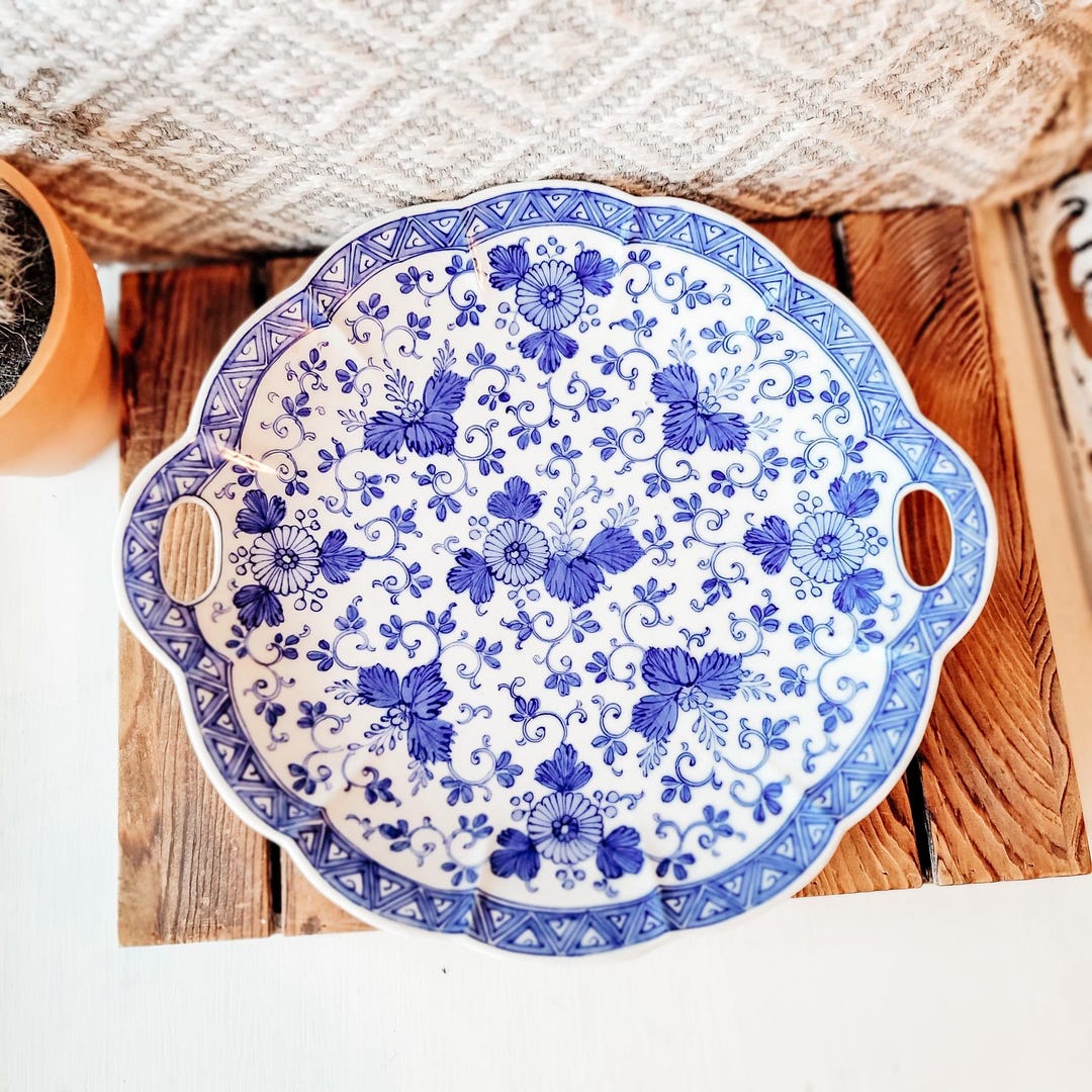 Vintage Japanese Arita Ware Decorative Serving Plate | Vintage ...