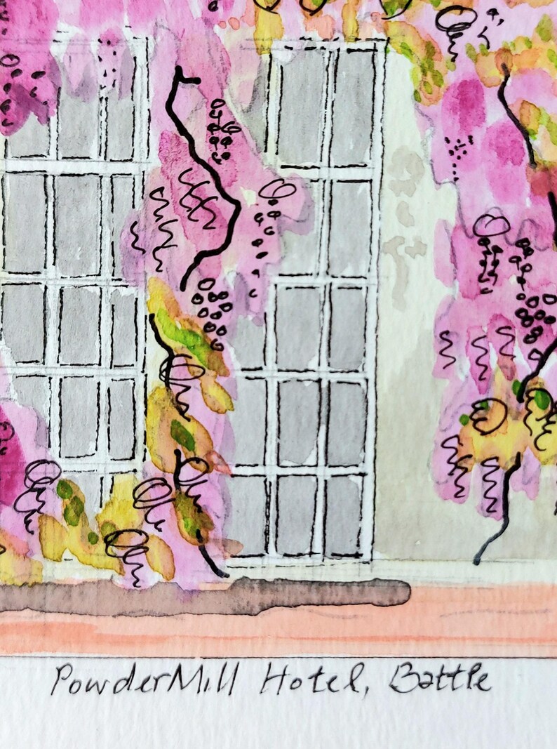 Bespoke Wedding Venue Portraits in Watercolour, Made to Order, From 50 ...