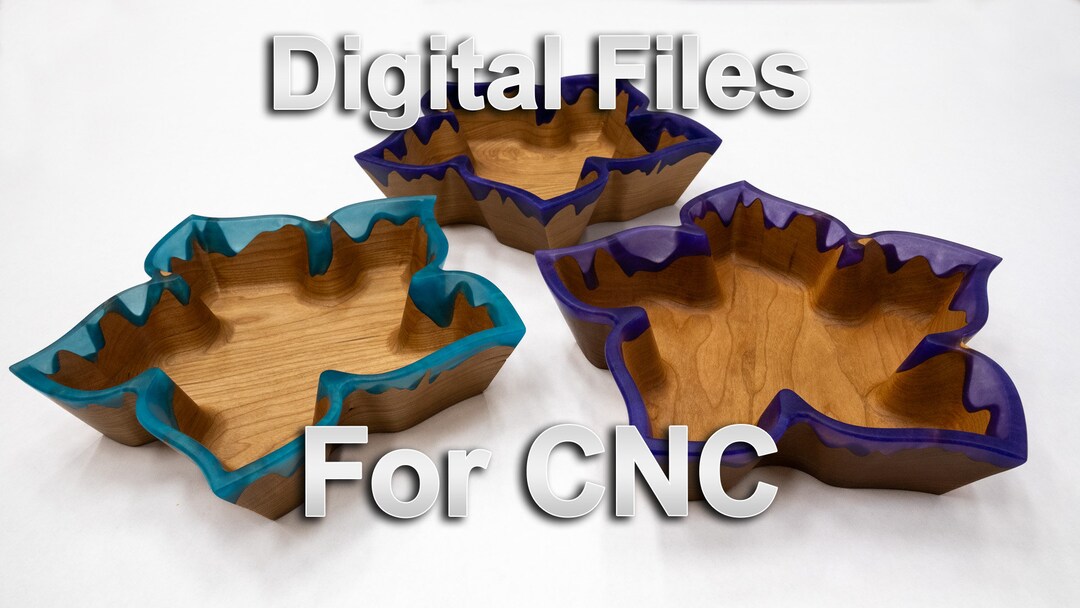 Five Petal Flower Bowl - Directions / Vcarve Files / STL Model - Etsy