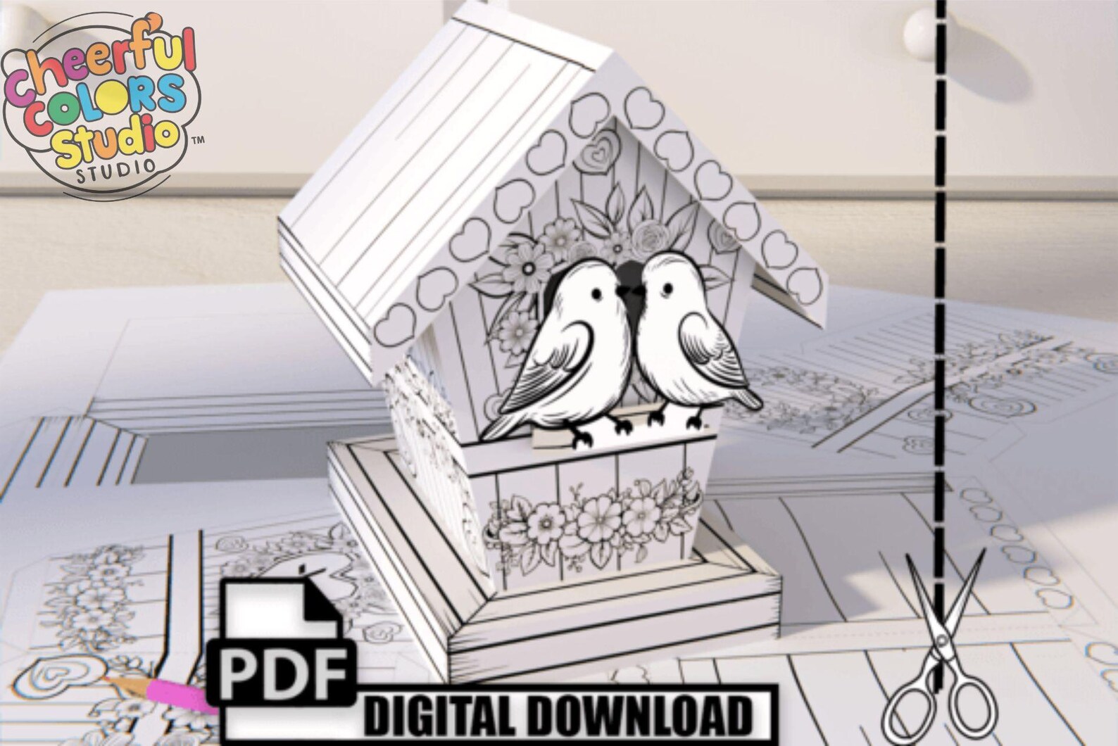 Paper Houses Printable Craft Sheets, Activity Sheets, Paper Craft Kit ...