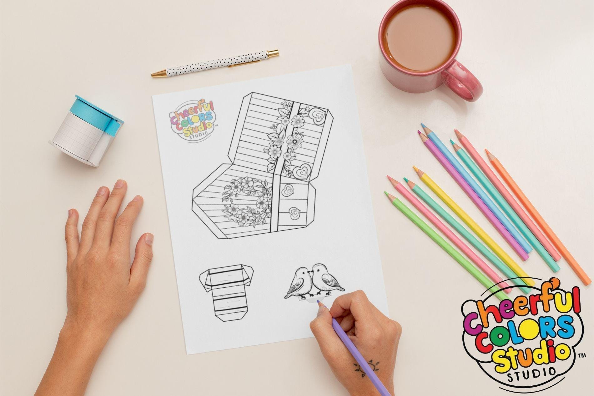 Paper Houses Printable Craft Sheets, Activity Sheets, Paper Craft Kit ...