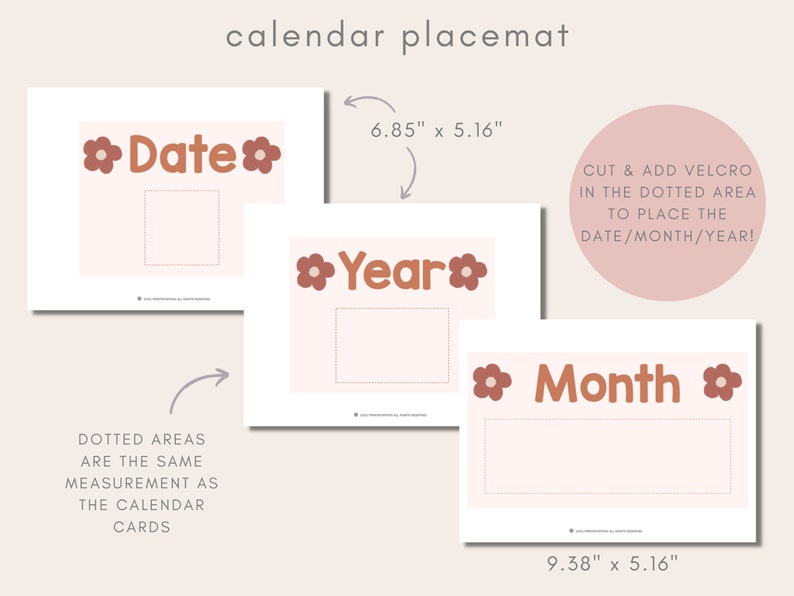 2025 Classroom Calendar Display and Weather Chart, Boho Classroom Decor ...