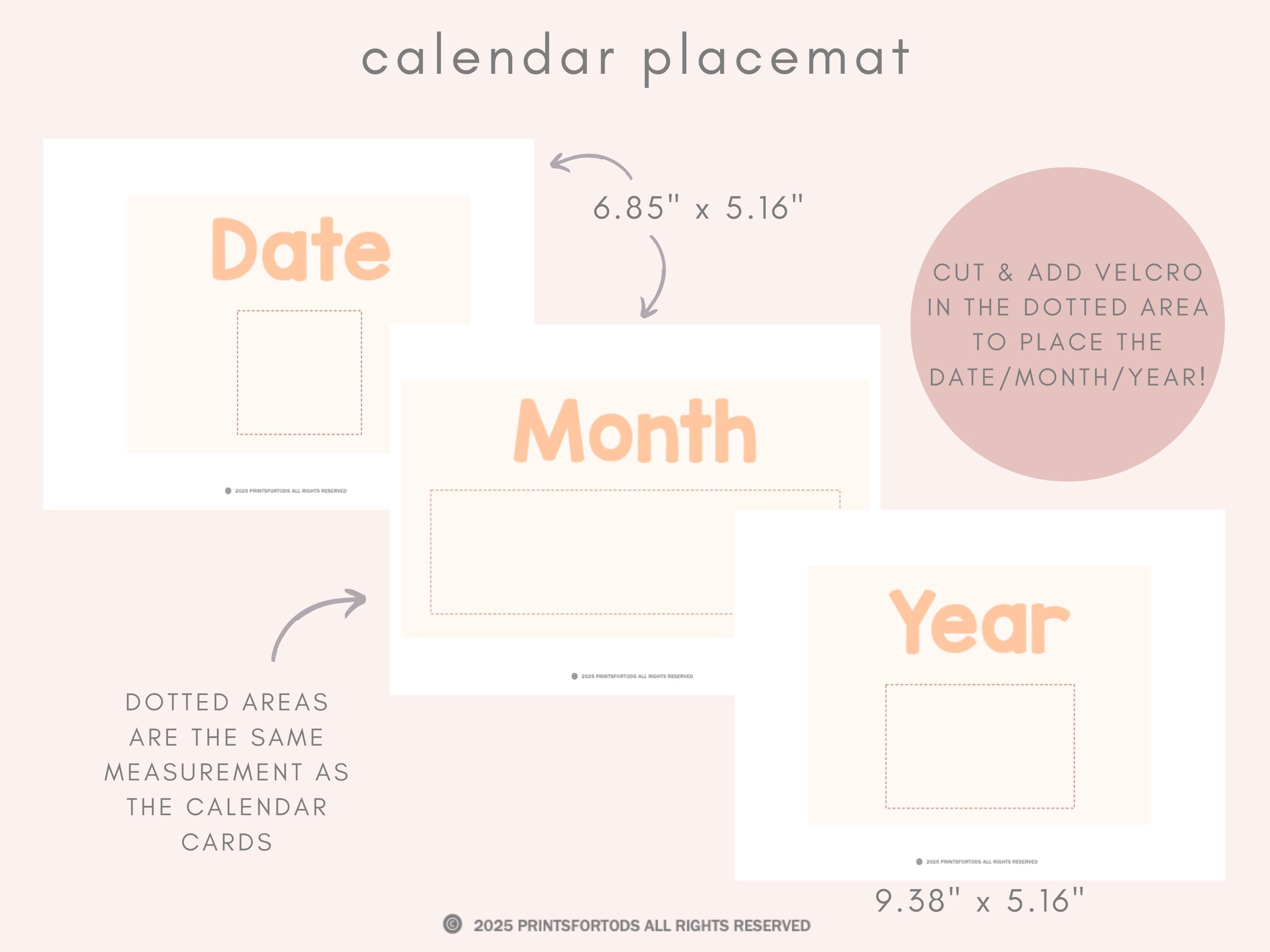 2025 Classroom Calendar Display and Weather Chart, Pastel Classroom ...