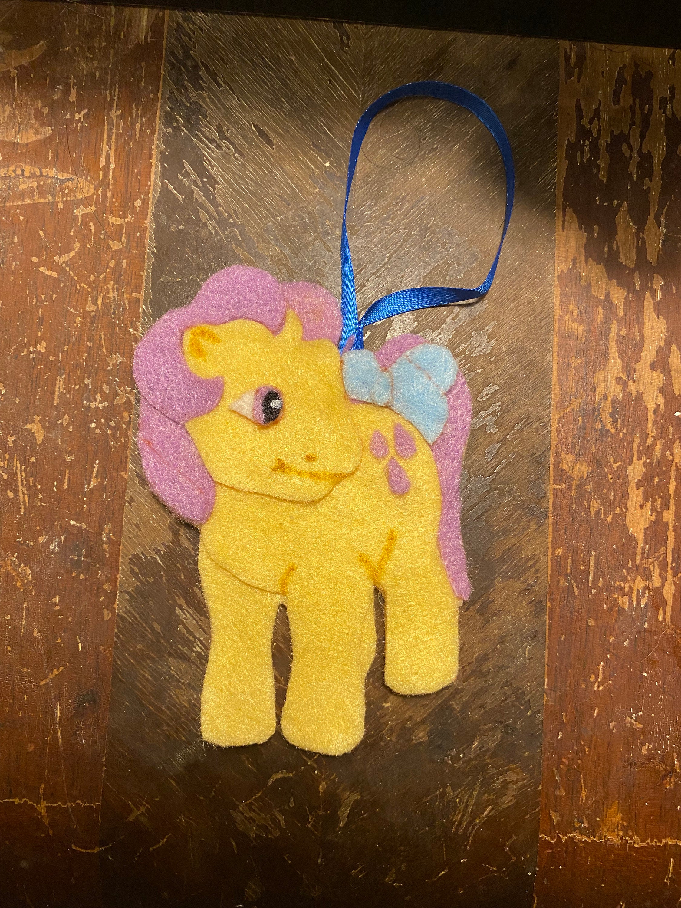 Handmade G1 My Little Pony Felt Ornaments - Etsy