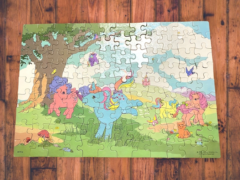 G1 Vintage My Little Pony Set of 2 Puzzles - Etsy