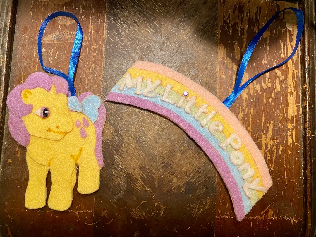 Handmade G1 My Little Pony Felt Ornaments - Etsy