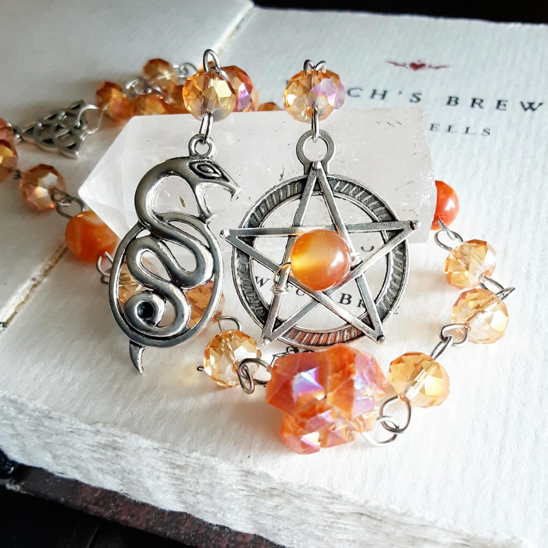 Loki Prayer Beads With Snake - Etsy