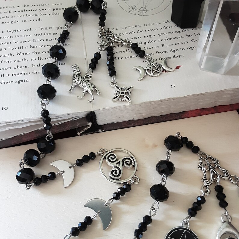 The Morrigan Prayer Beads Celtic Goddess Morrigan Altar Tool for ...