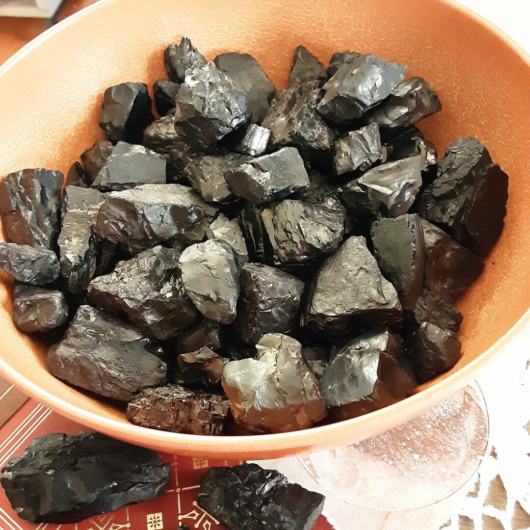 Black Raw Anthracite Coal, 1 Pc, SMALL, MEDIUM or LARGE, Fake Santa ...