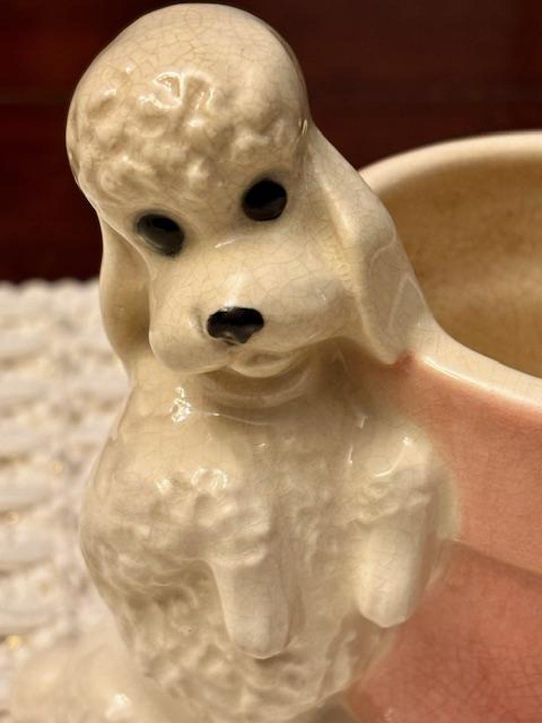 Rare 1950s Royal Copley Poodle Planter in Pink - Etsy