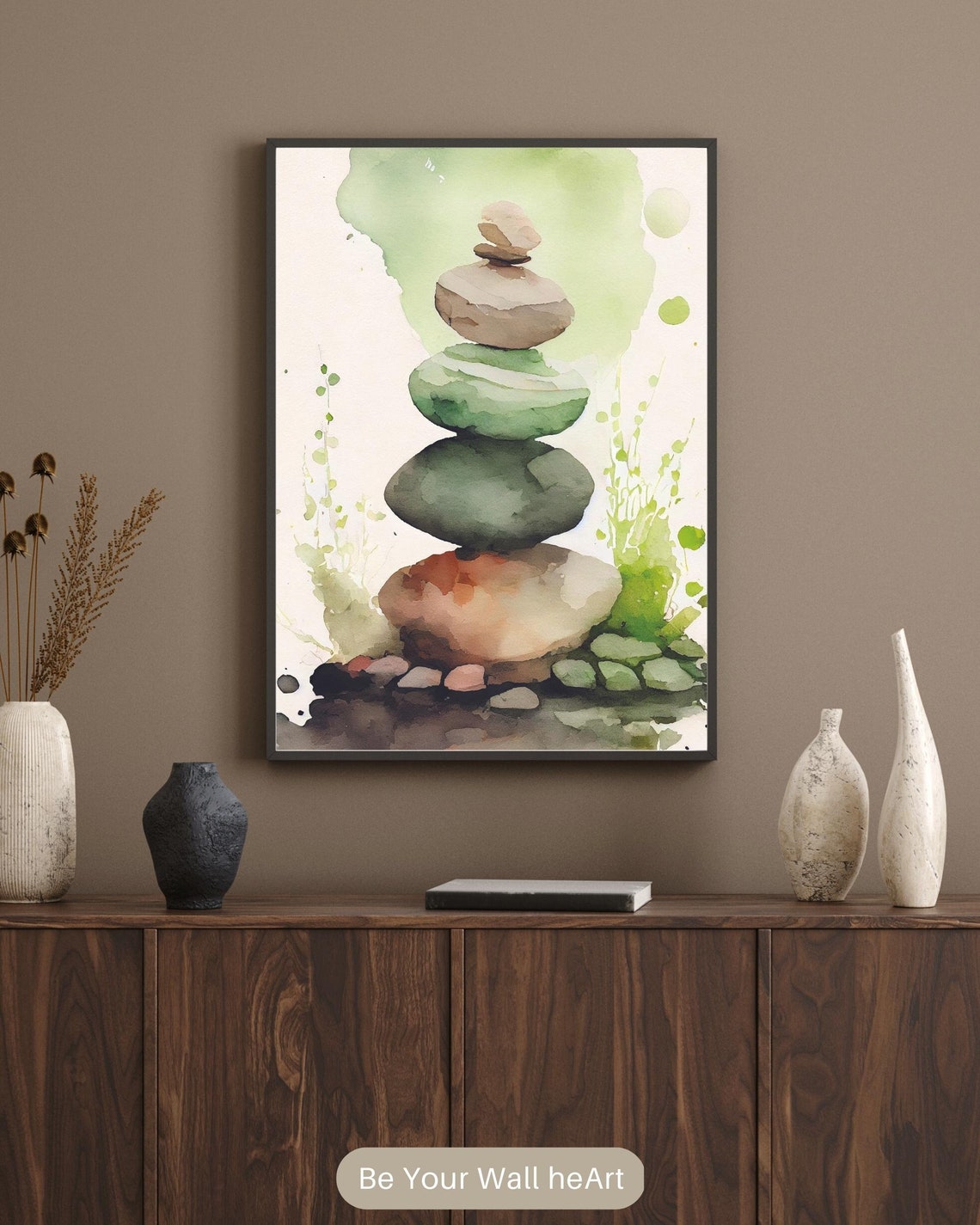 Zen Printable Wall Art,zen Stones,digital Download,wall Decor ...