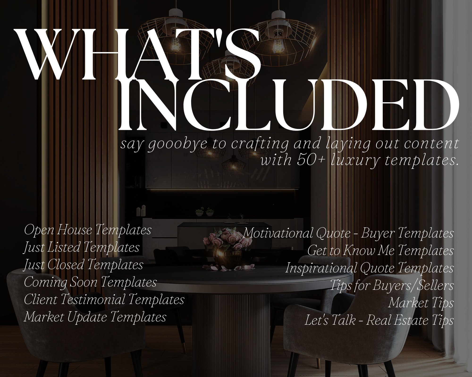 Luxury Real Estate Templates for Canva | Luxury Realtor Templates ...