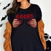 Halloween Boobs Shirt Womens Fun Boobie Shirt Bloody Boob Shirt Cartoon ...