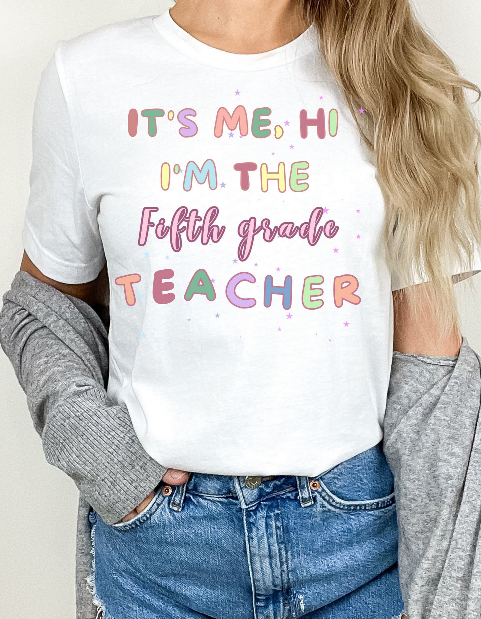 Retro Teacher Shirts,grade Teacher Shirts, Fift Grade, Teacher Tshirt ...
