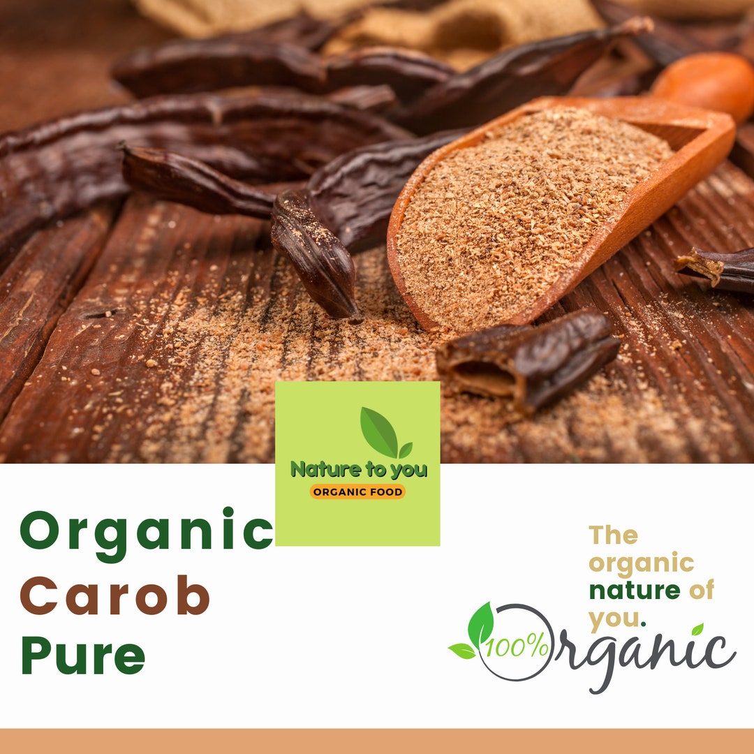 Organic Carob Bars | Powder | Gluten Free | Non Gmo | Raw Carob Powder ...