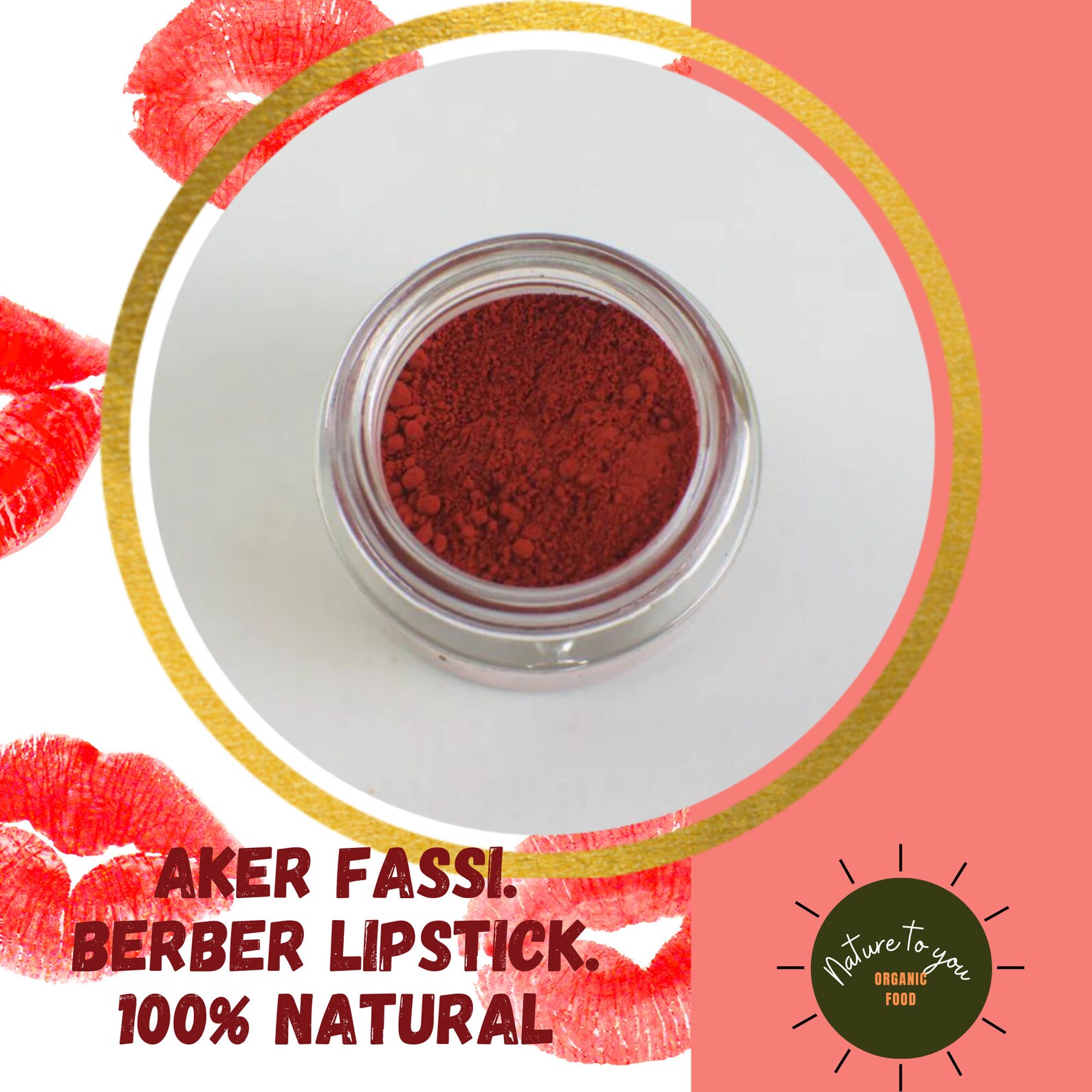 AKER FASSI Moroccan Vegan Lipstick Berber Lipstick 100% - Etsy