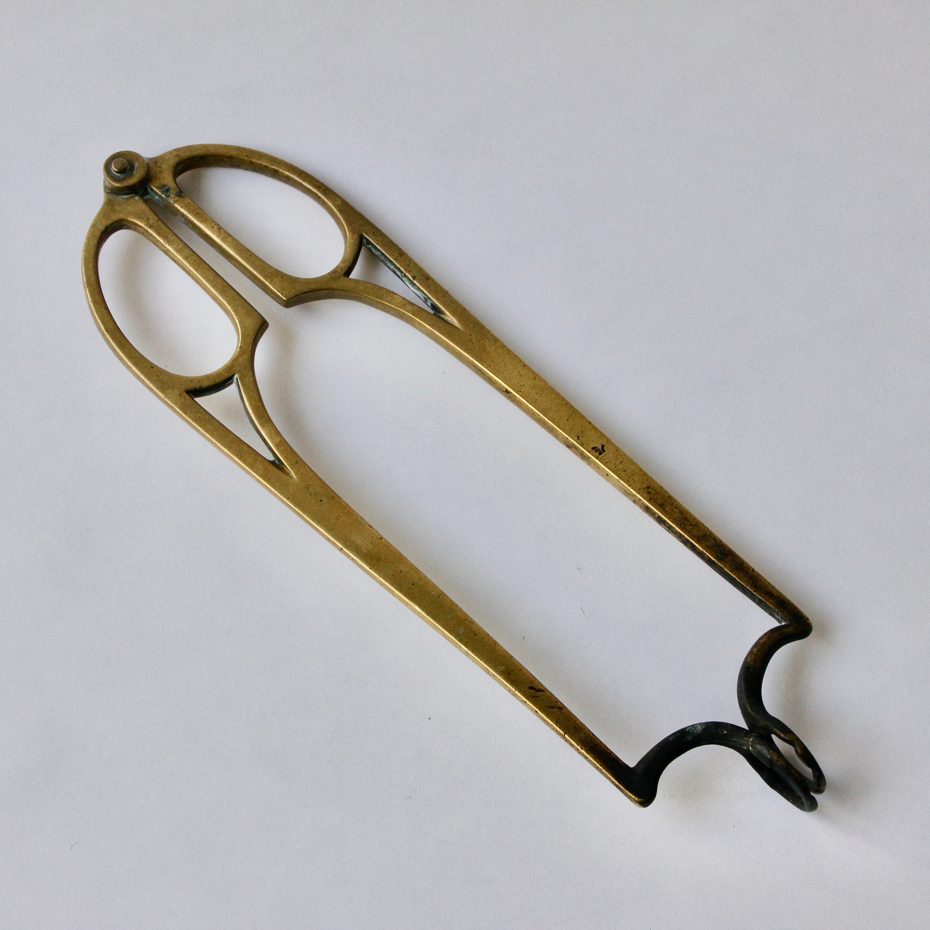 Art Deco Fire Tongs, Solid Brass, Coal Tongs, Rare, Arts and Crafts ...