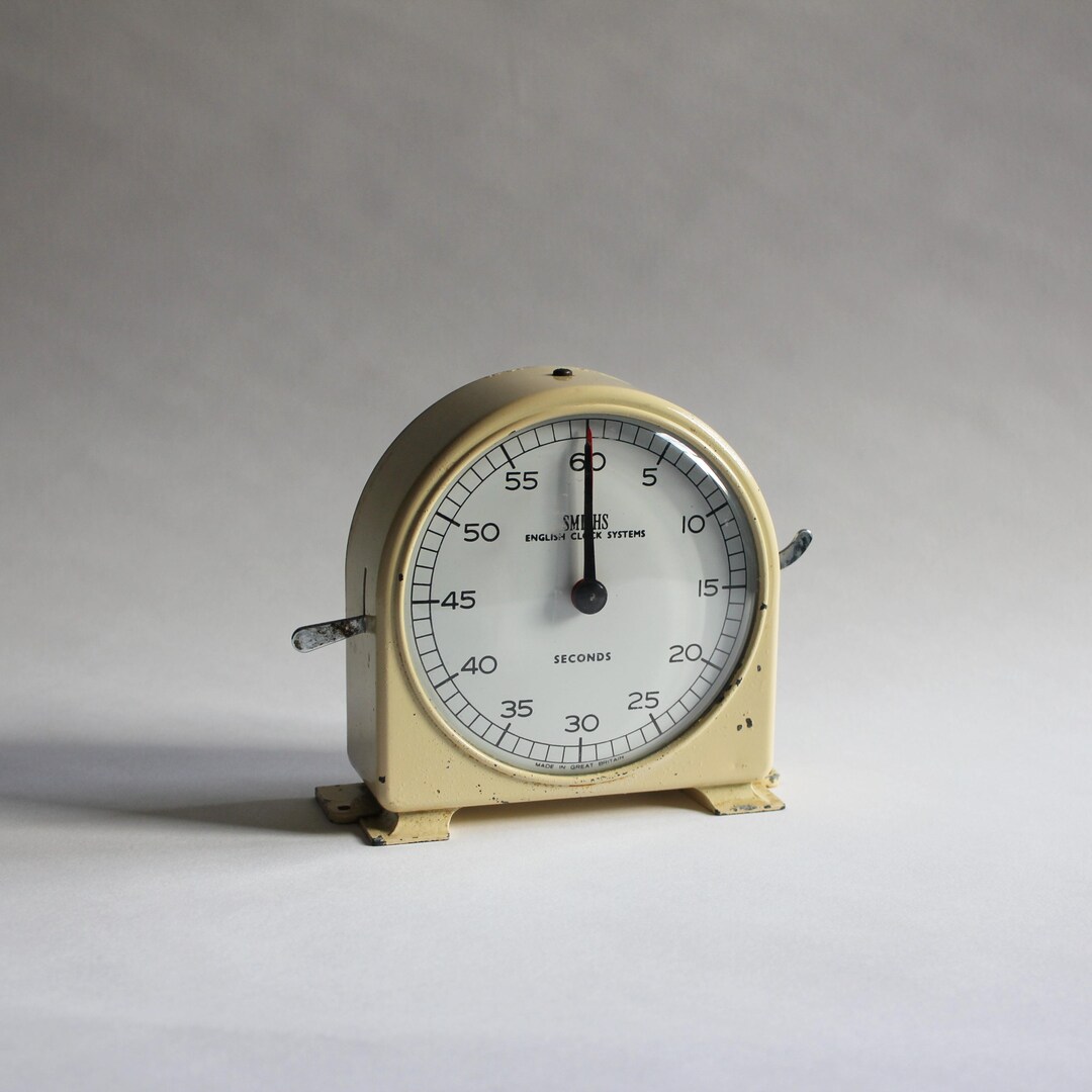 Smiths Stop-clock, Timer, Made in Great Britain, 1960's, Cream, Metal ...