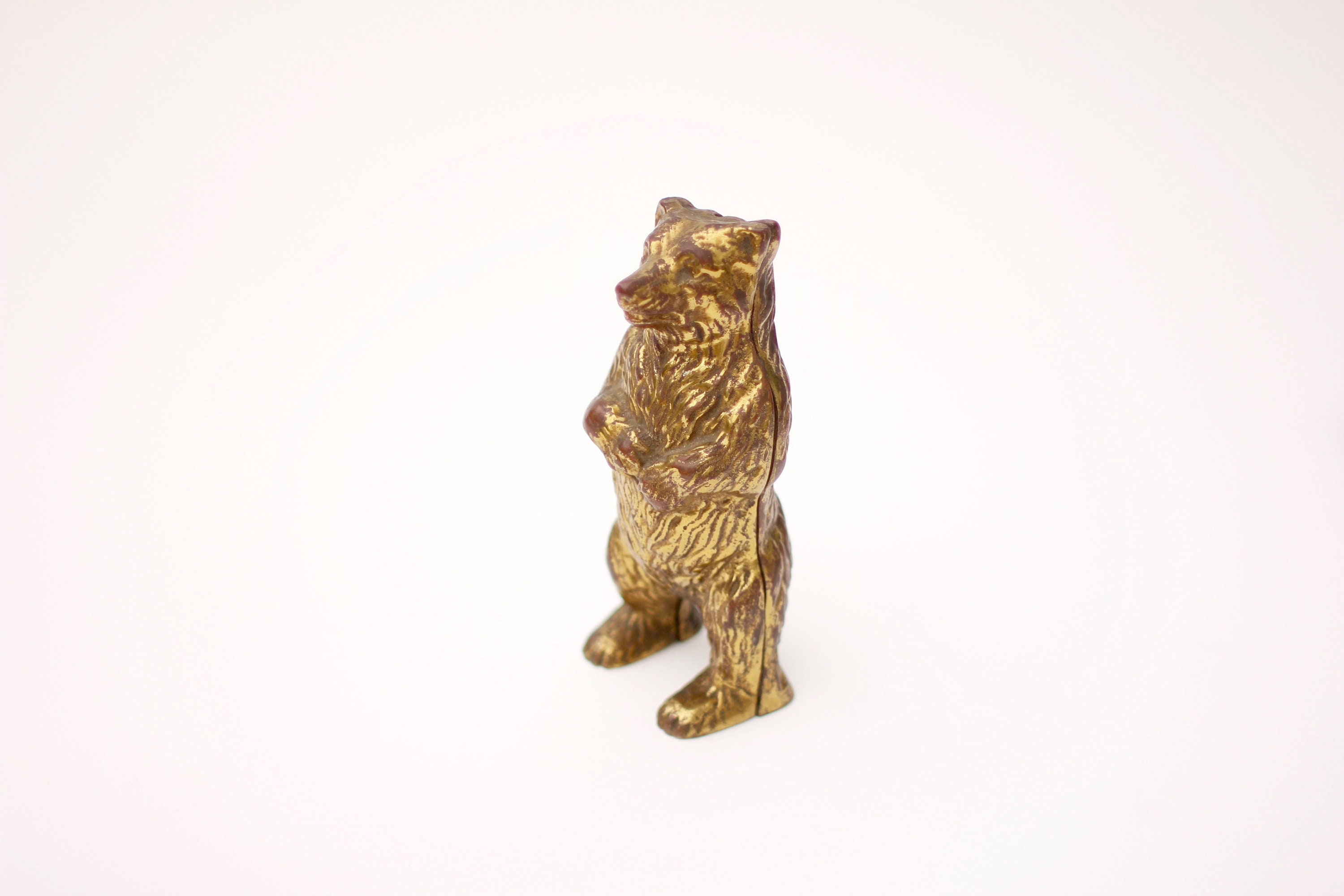 Bear Money Box Brass Coin Box Victorian Piggy Bank - Etsy