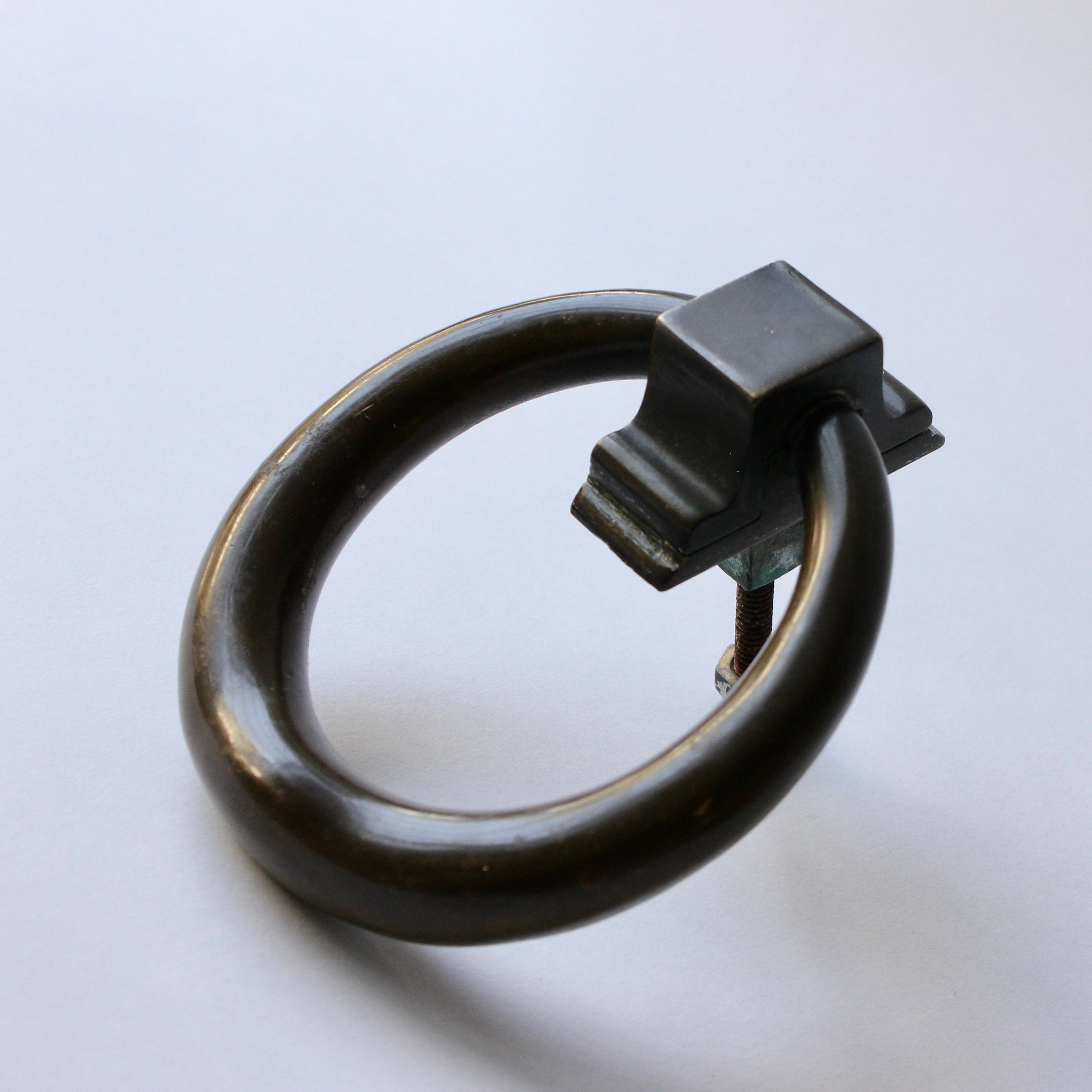 Vintage Door Knocker, Hoop, Large, Heavy, Solid Brass, 14/11/3cm - Etsy