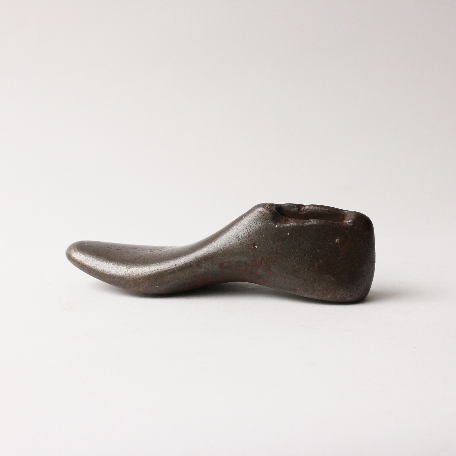 Doorstop, Shoe Last, Cast Iron, Cobblers Last, Flat Shoe Last, Heavy ...