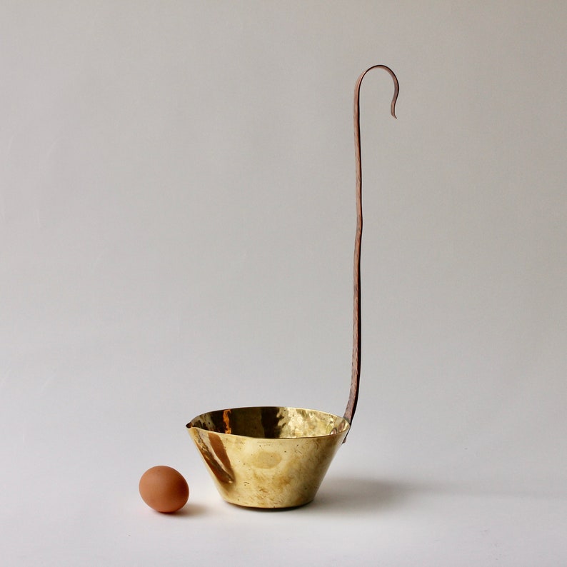 Ladle, Large, Victorian, Brass, Copper, Arts and Crafts, Hand Made ...