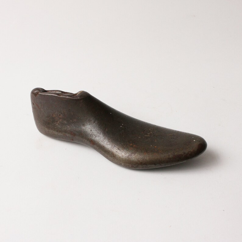 Doorstop, Shoe Last, Cast Iron, Cobblers Last, Flat Shoe Last, Heavy ...
