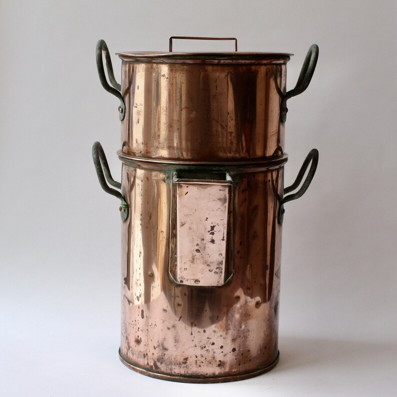 Antique Copper Bain Marie, French, Double Boiler, Original Vintage ...