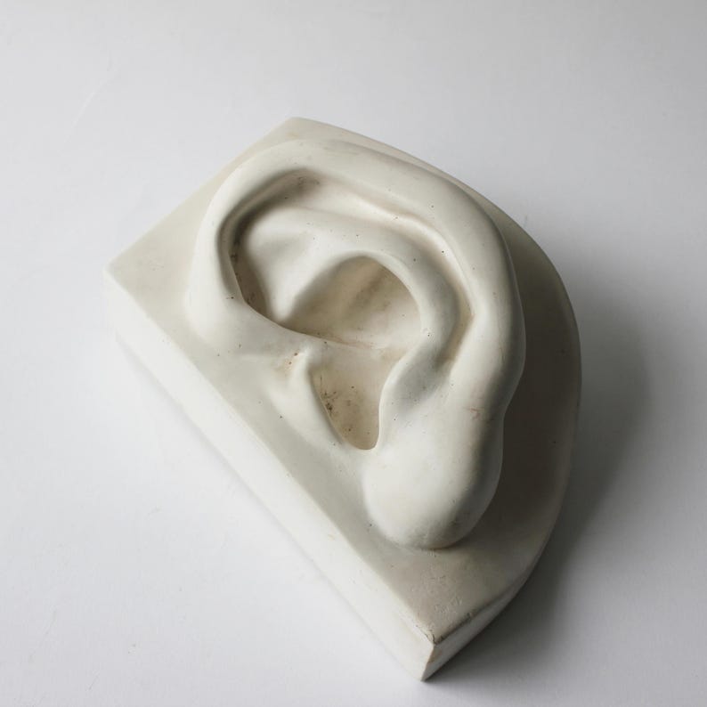 British Museum Plaster Ear, Michelangelo's David's Ear, Brucciani ...
