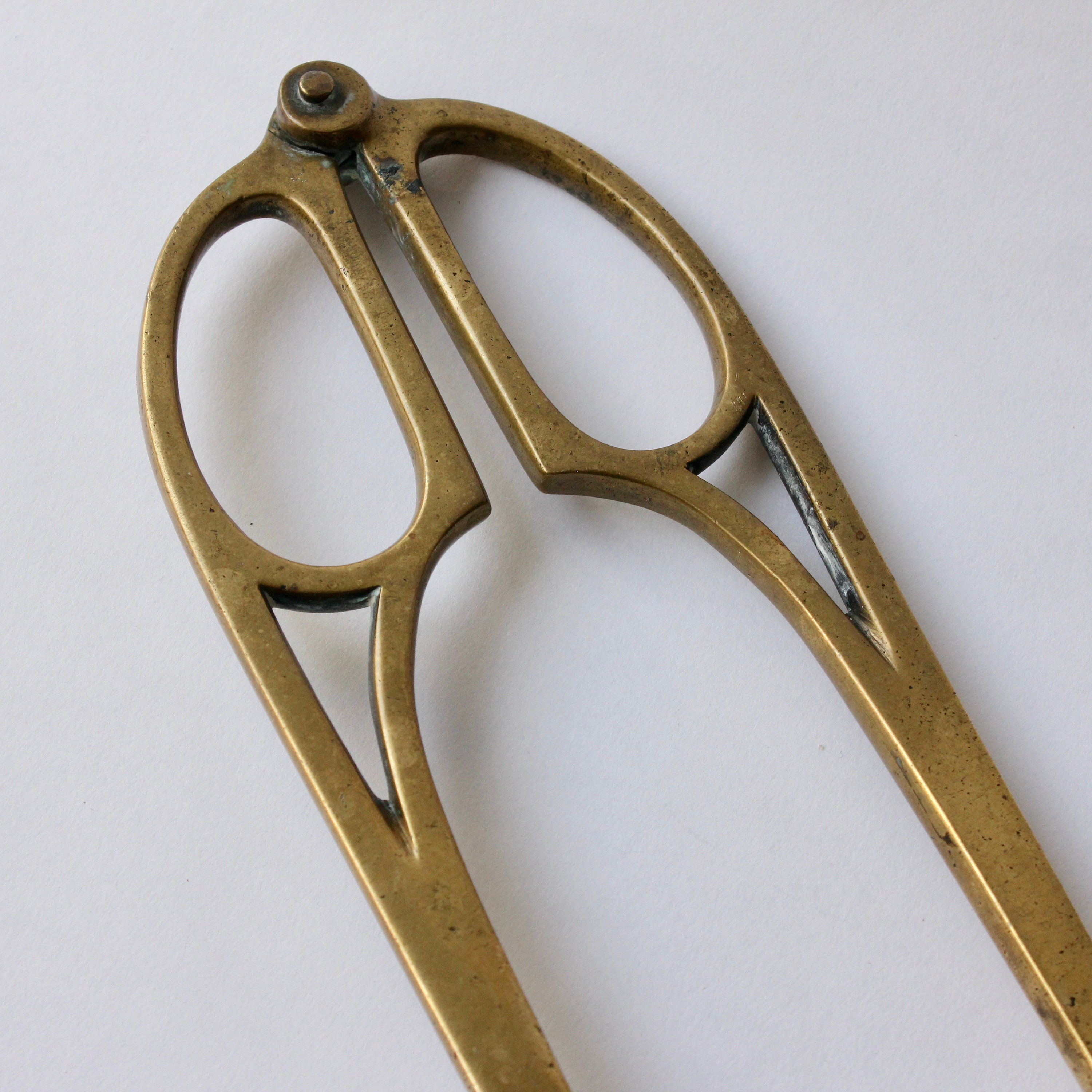 Art Deco Fire Tongs, Solid Brass, Coal Tongs, Rare, Arts and Crafts ...
