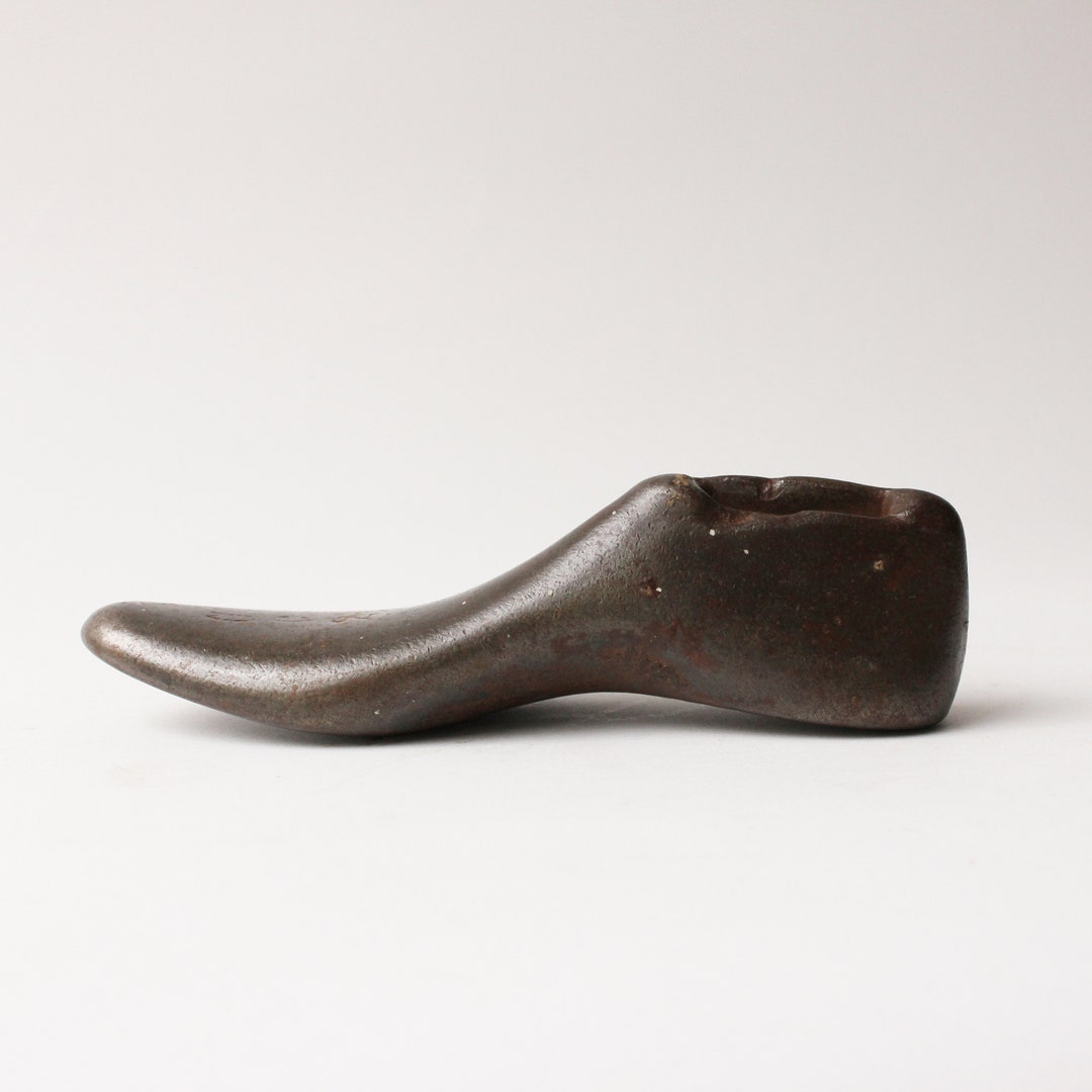 Doorstop, Shoe Last, Cast Iron, Cobblers Last, Flat Shoe Last, Heavy ...