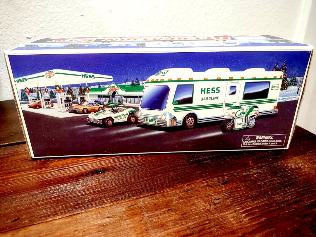 1998 Hess Collection RV W/ Dune Buggy & Motorcycle - Etsy