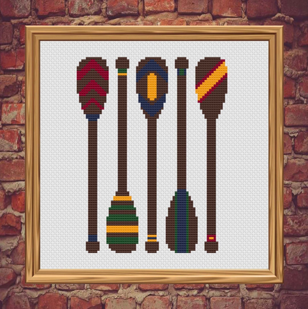 Oars Cross Stitch Pattern - Etsy