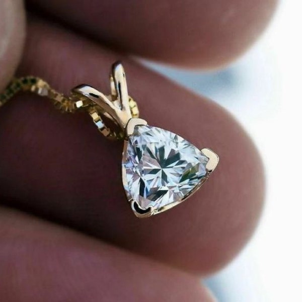Trillion Cut Diamond - Etsy