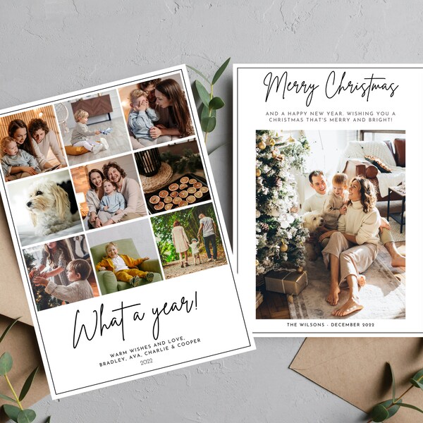 Year in Review Card - Etsy