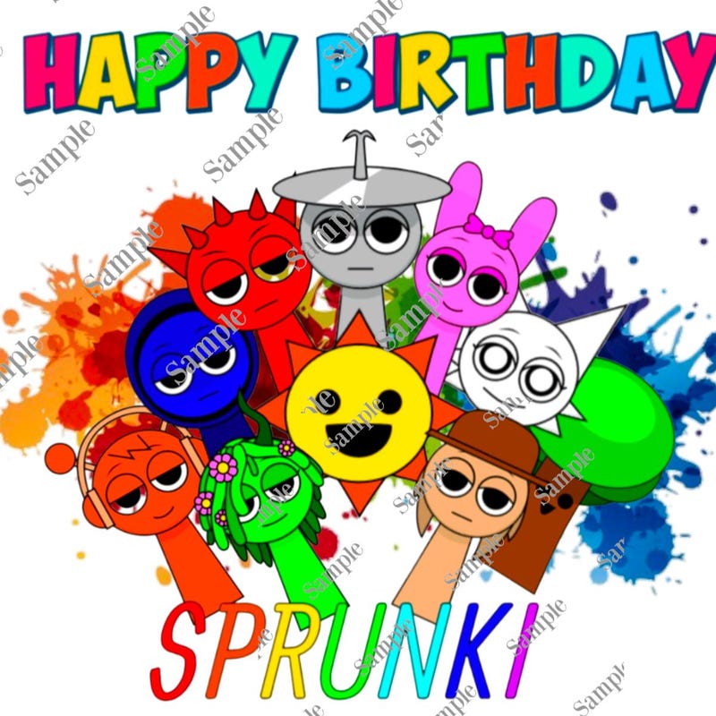 Sprunki Coloring Pages - Etsy