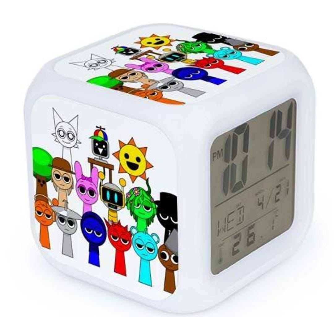 Gaming Blox | Sprunki, Designed LED LIGHT UP Clock| Clocks Can Be ...